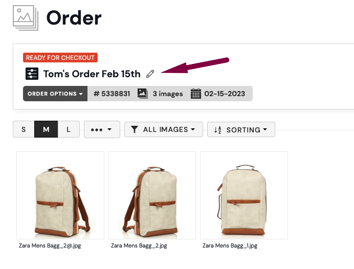 How to Create a New Order – Pixelz